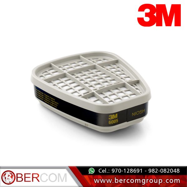 CARTUCHO 3M 6005 CONTRA FORMALDEHÍDOS Y VAPORES ORGÁNICOS - Bercom Group