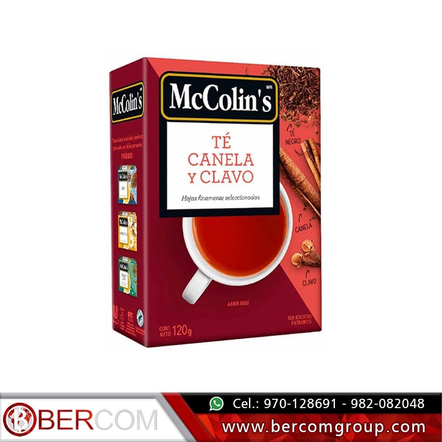 Té Canela y Clavo MC COLIN'S Caja 100un - Bercom Group
