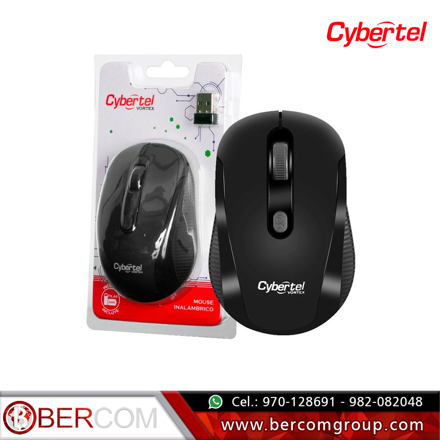 CYBERTEL Mouse inalámbrico VORTEX M207 conexión USB - Bercom Group