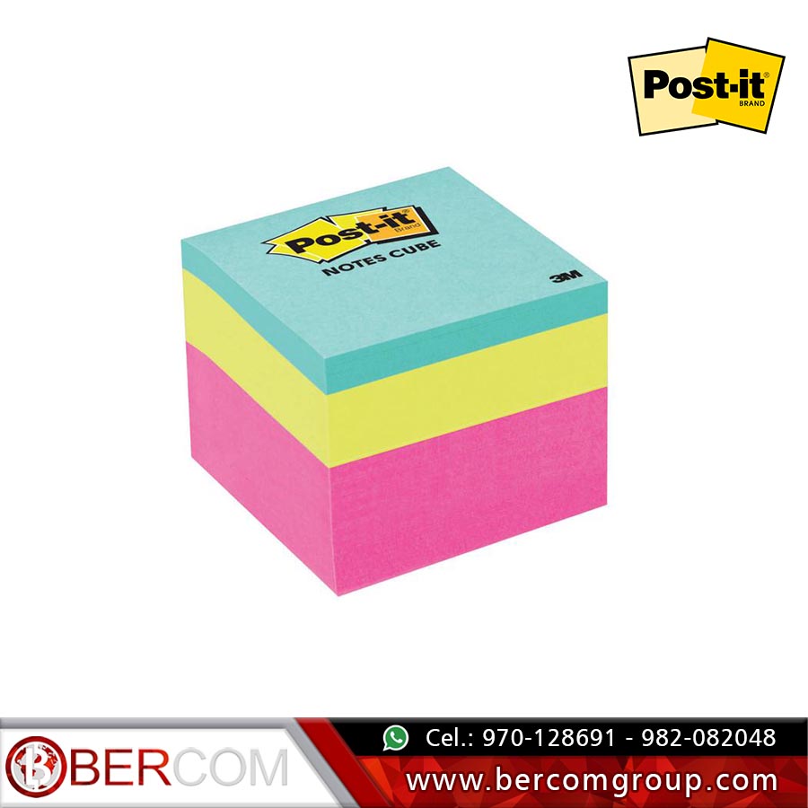NOTAS ADHESIVAS 3M POST-IT 2051 2X2 ROSADO 400 HOJAS - Bercom Group