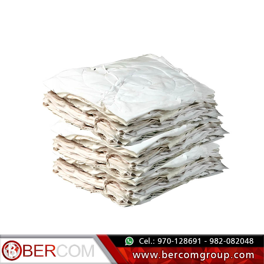 Trapo Industrial Blanco marca Nacional x 1 Kg - Bercom Group